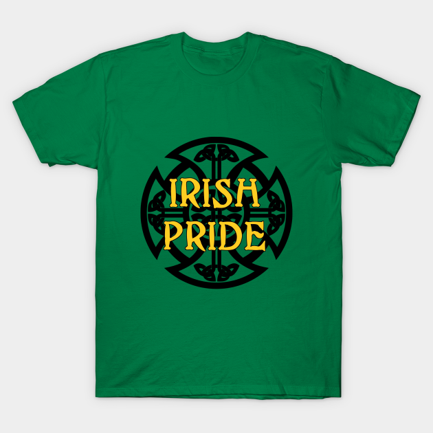 Irish Pride - Celtic Shield - Irish Celtic - T-Shirt | TeePublic